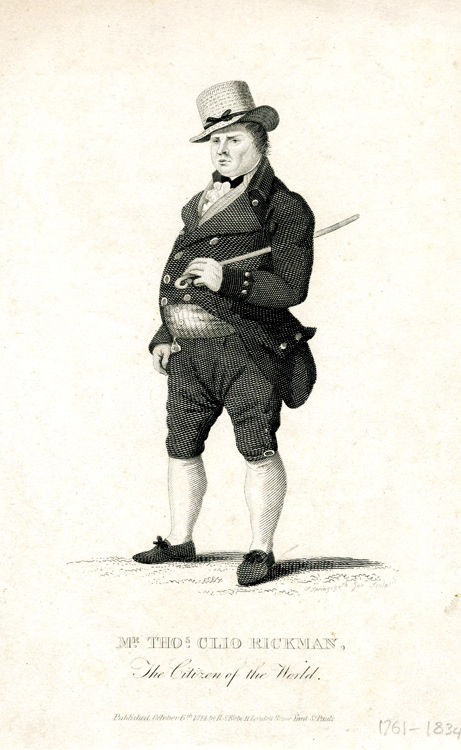 Thomas ‘Clio’ Rickman – British Map Engravers – A Supplement